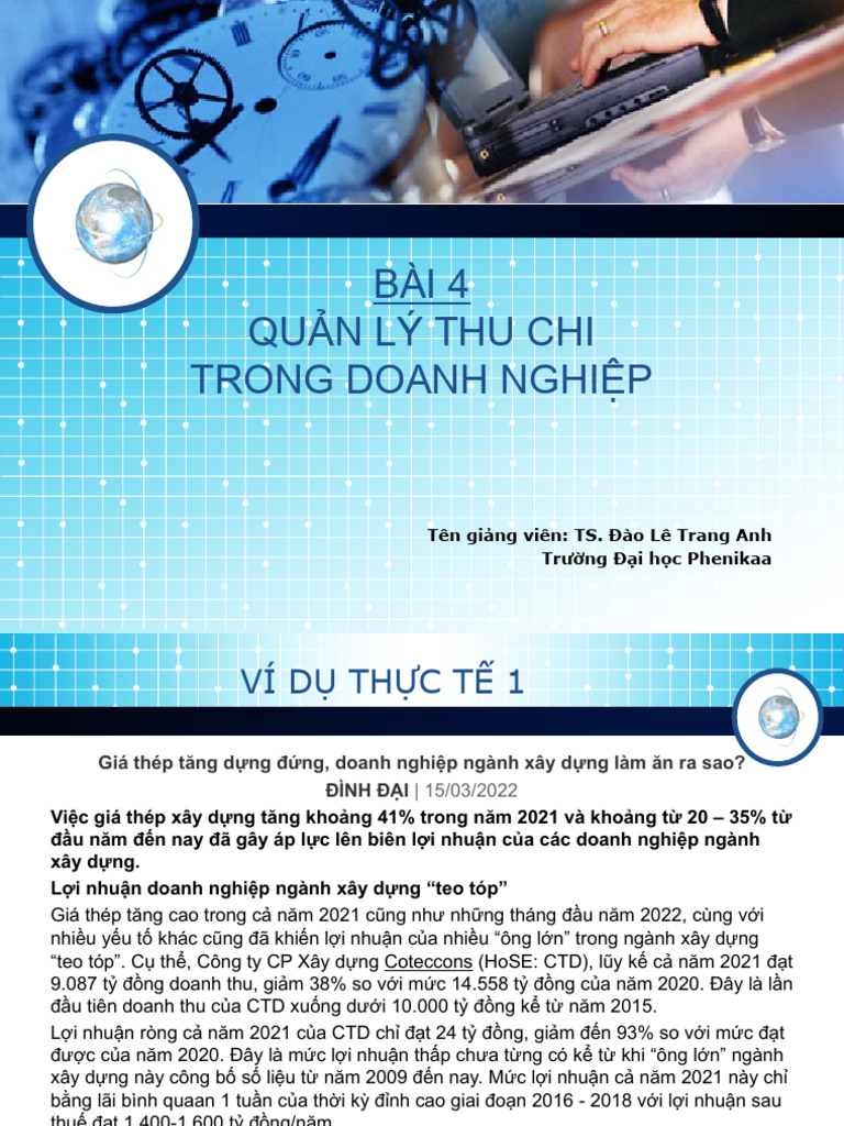BÀI 4 - Quản Lý Thu Chi | PDF