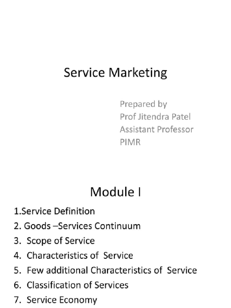 service-marketing-introduction-classification-and-challenges | PDF