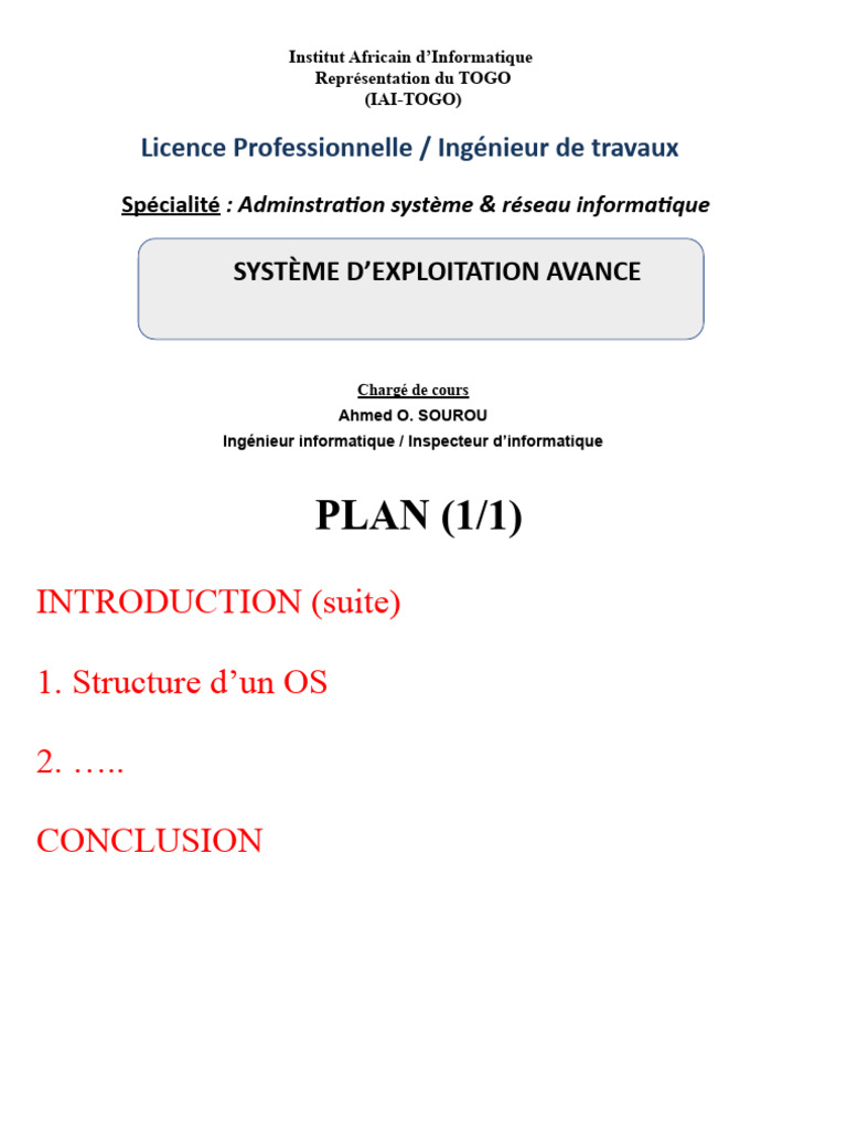 Cours Se Avancé Final Pdf Kernel Système Dexploitation Système Dexploitation