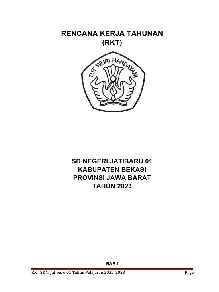 Contoh Format RKT SD JTB 01 | PDF