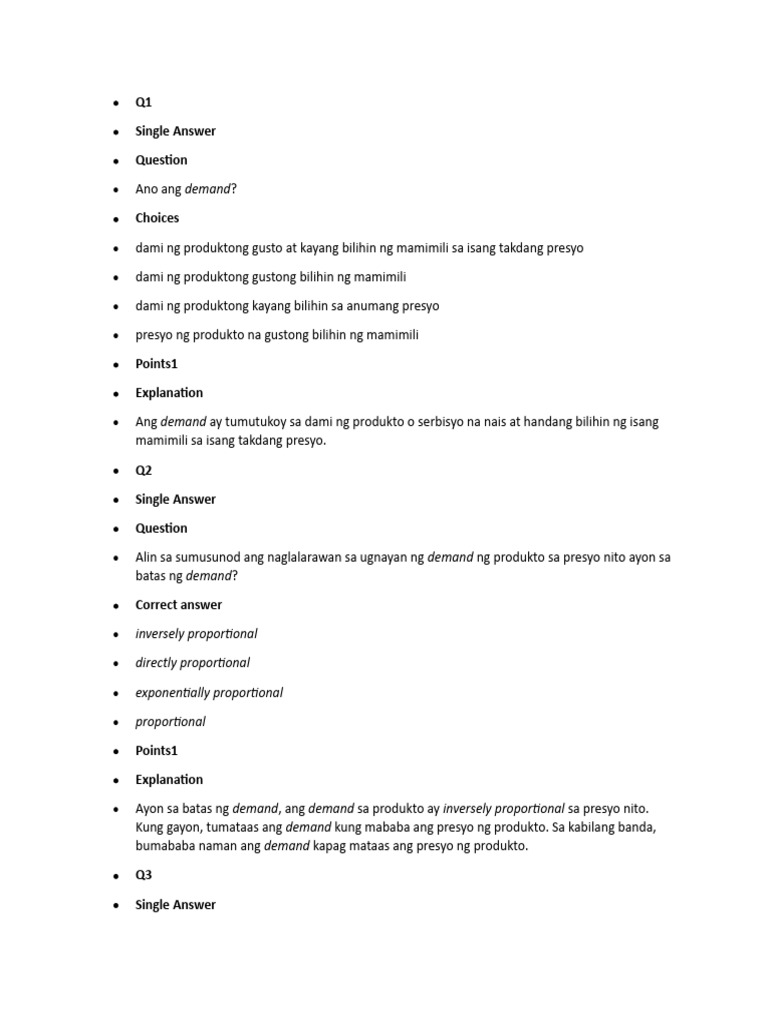 AP QUESTIONS EXPLAINATIONS 2nd Grading 1 | PDF