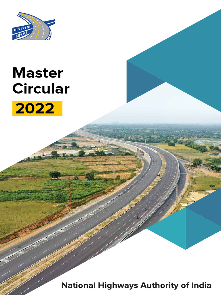 NHAI Master Circular 2022 Overview | PDF | Request For Proposal ...