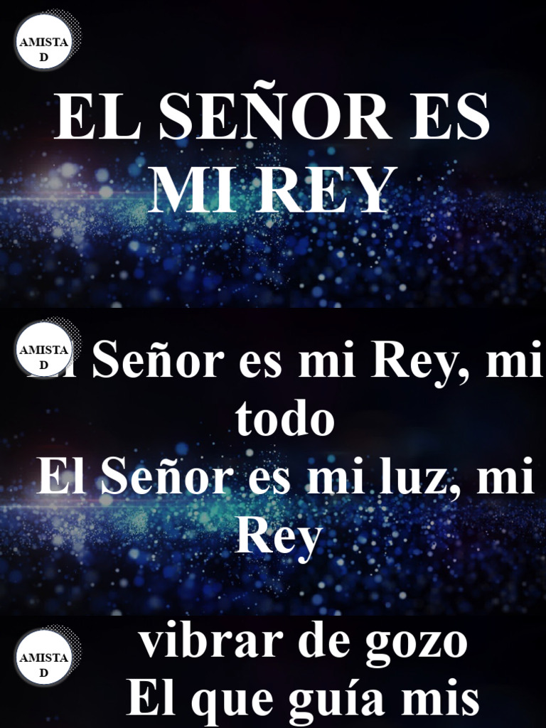 El Señor Es Mi Rey | PDF