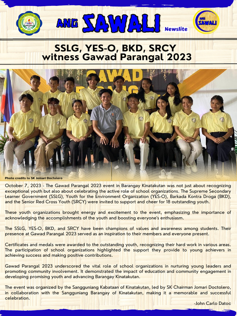 Gawad Parangal | PDF
