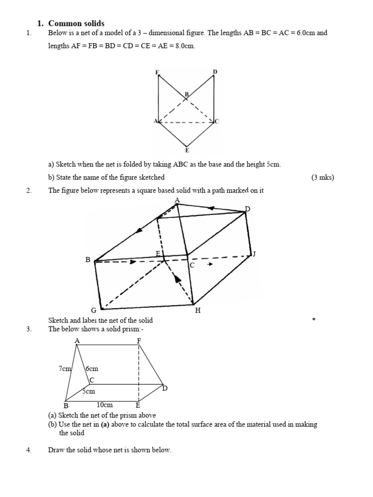 Common Solids Q | PDF