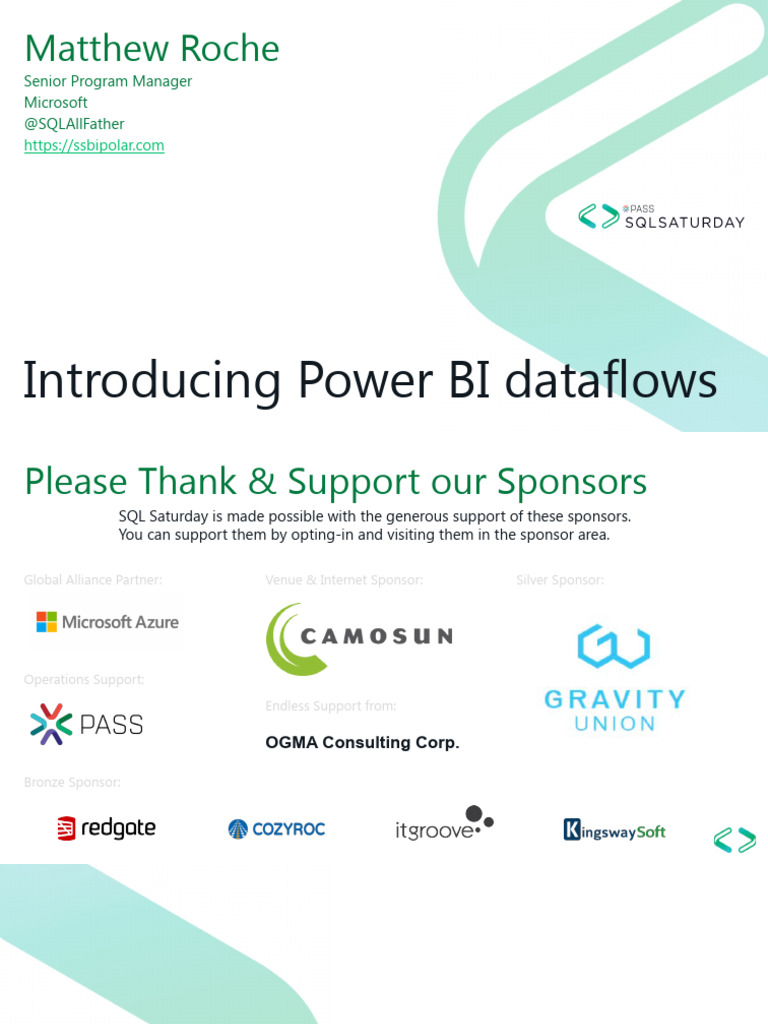 Better Use of Power Platforrm Dataflows | PDF | Data Warehouse | Microsoft Azure