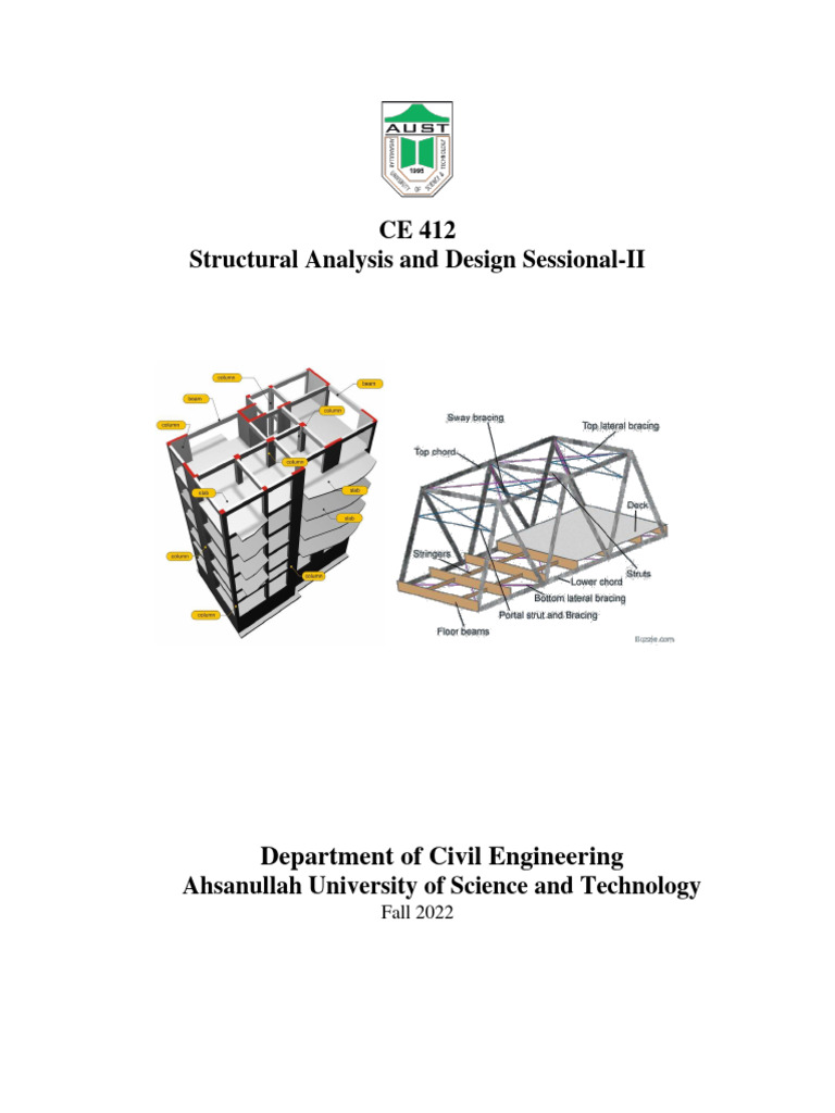 Ce 412 | Download Free PDF | Structural Analysis | Bending