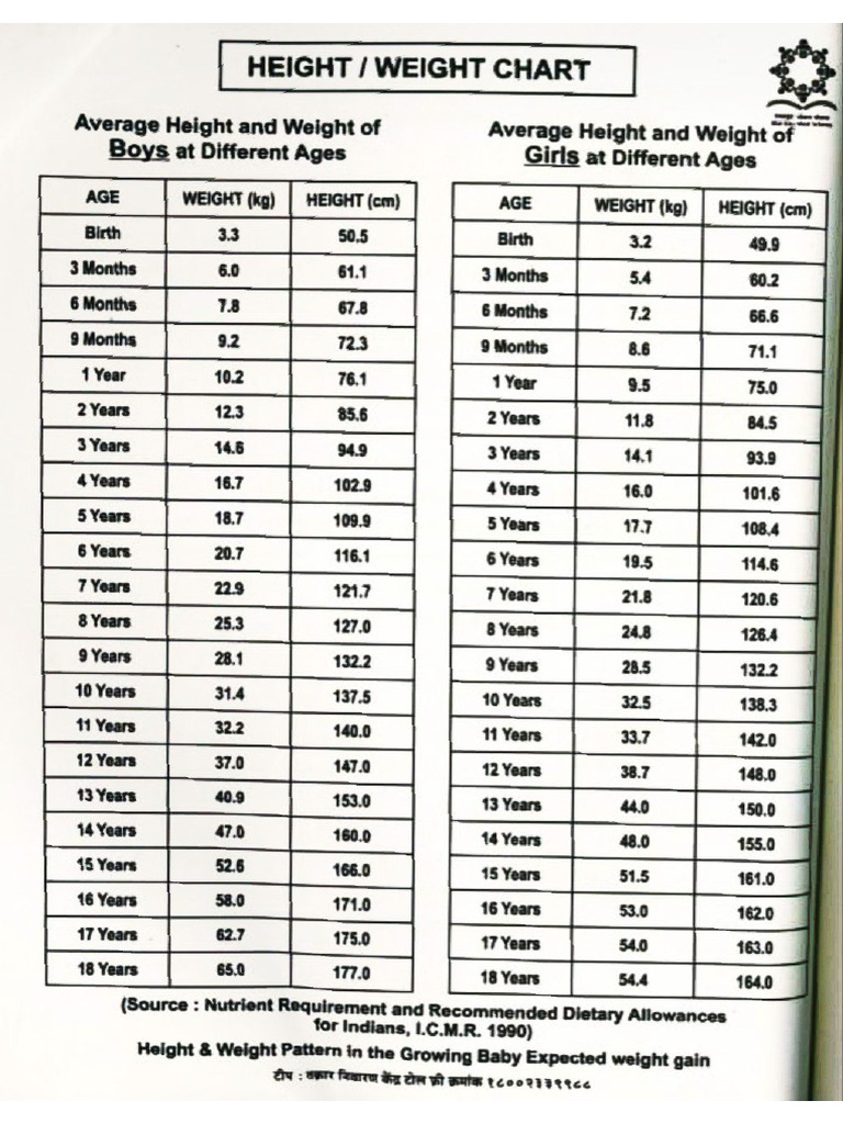 Height and Weight | PDF