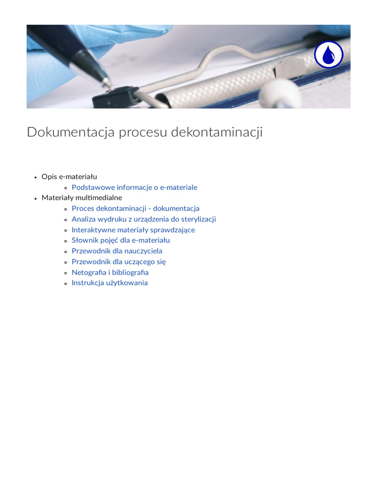Dokumentacja Procesu Dekontaminacji | PDF