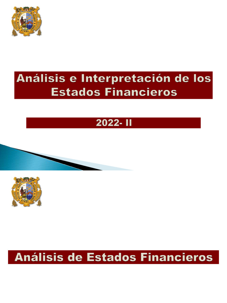 Sesión 08 Análisis de EEFF | PDF | Estado financiero | Business