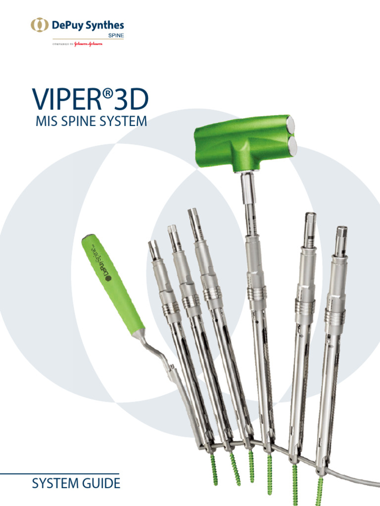 VIPER®3D MIS SPINE SYSTEM-手术技术与工具操作指导 | PDF