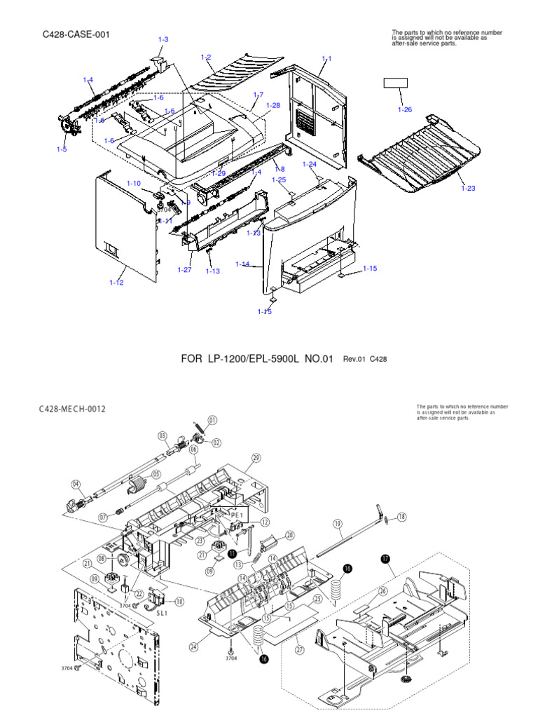 EPL-5900L Parts Reference Guide | PDF