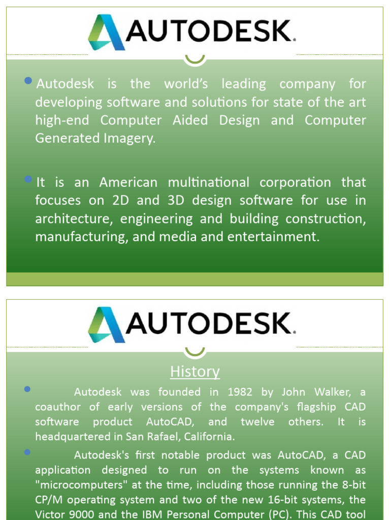 Autocad Powerpoint Presentation ABHAY | PDF | Auto Cad | Autodesk