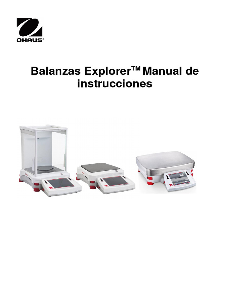 Manual Balanza Analitica | PDF | Batería recargable | Electricidad