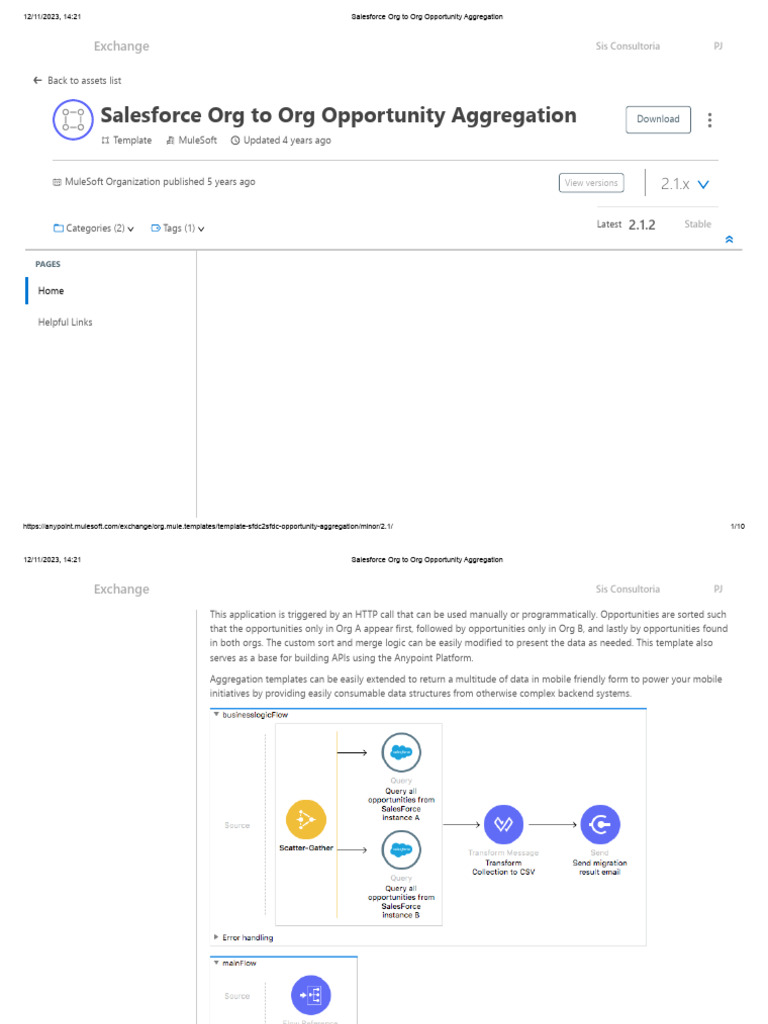 Salesforce Org To Org Opportunity Aggregation | PDF | Xml | Comma Separated Values