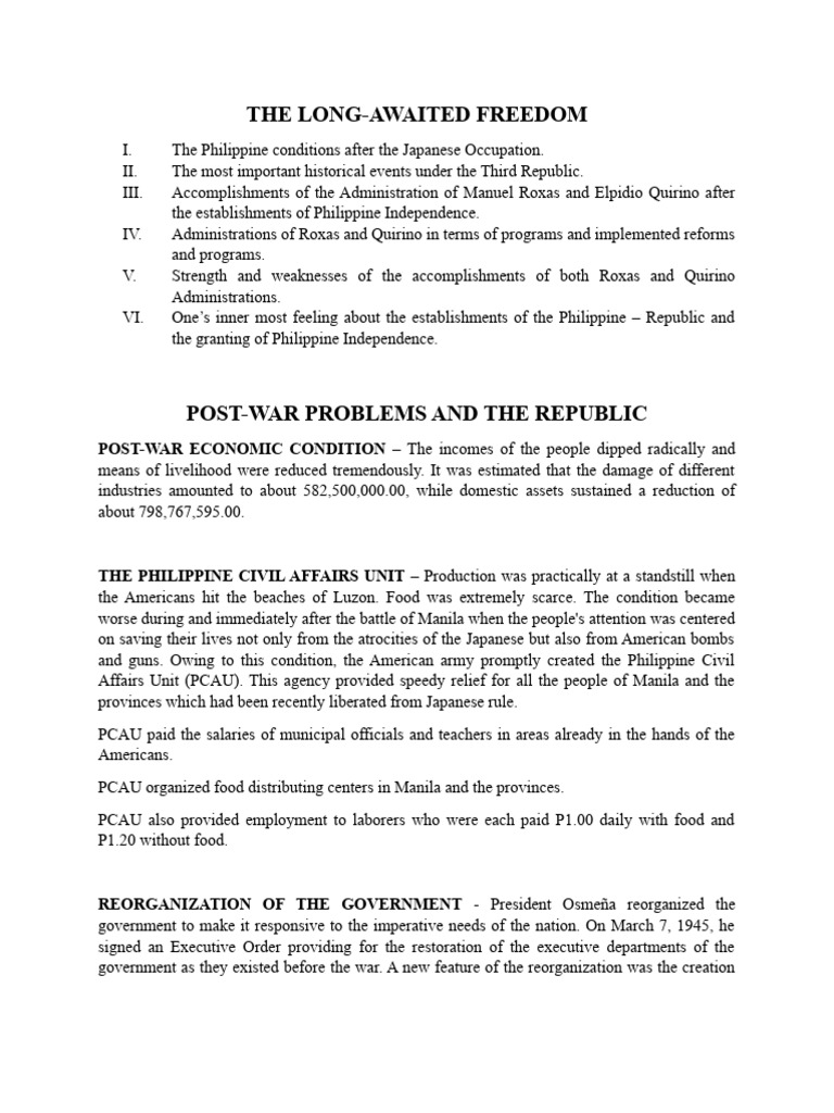 Third Republic of Philippines | PDF | Philippines | Government