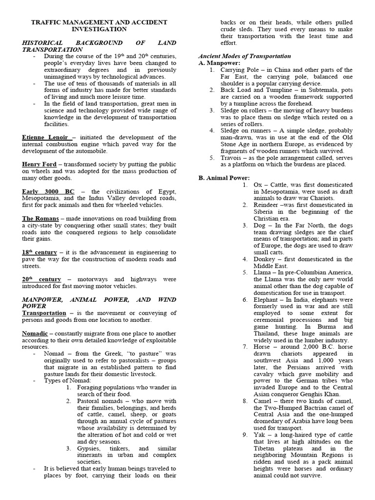 Traffic | PDF | Traffic | Nomad