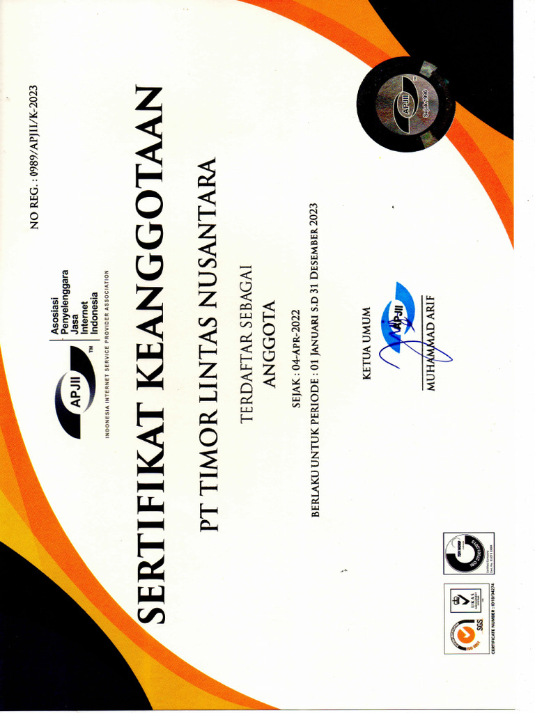 Keanggotaan APJII | PDF