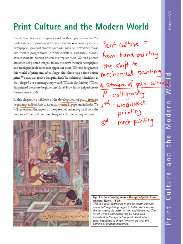 Print Culture and Modern World | PDF | Printing Press | Books