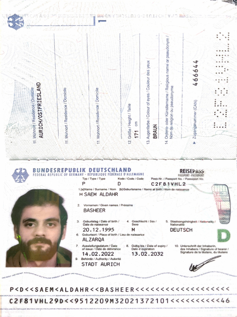 Reisepass | PDF