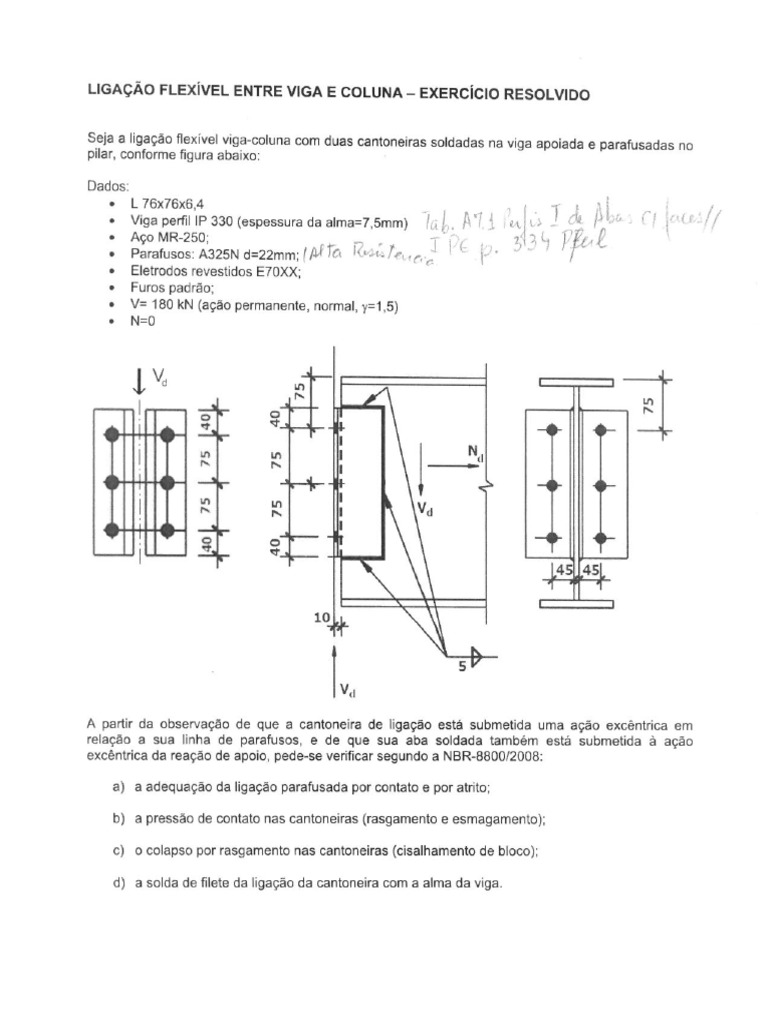 Lig Flex°vel Met Cantoneira e IP | PDF