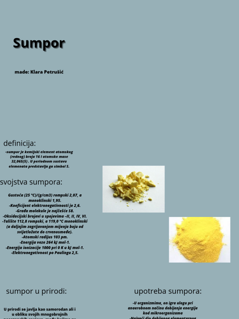 Sumpor | PDF