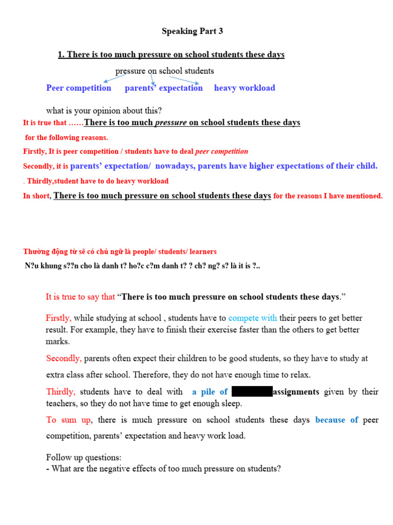 Speaking Part 3-Bậc 3 | PDF | Educational Technology | Learning