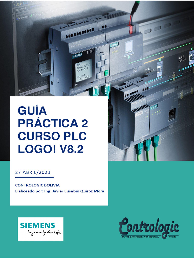 Guía Práctica de Programación PLC LOGO! | PDF | Controlador lógico ...