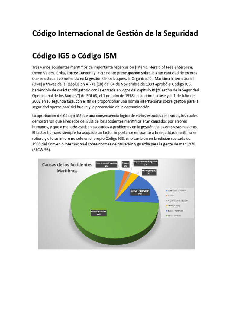 UNIDAD V-Código Internacional de IGS o ISM | PDF | Auditoría | Business
