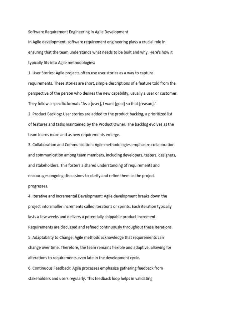 SWE | PDF | Agile Software Development | Scrum (Software Development)