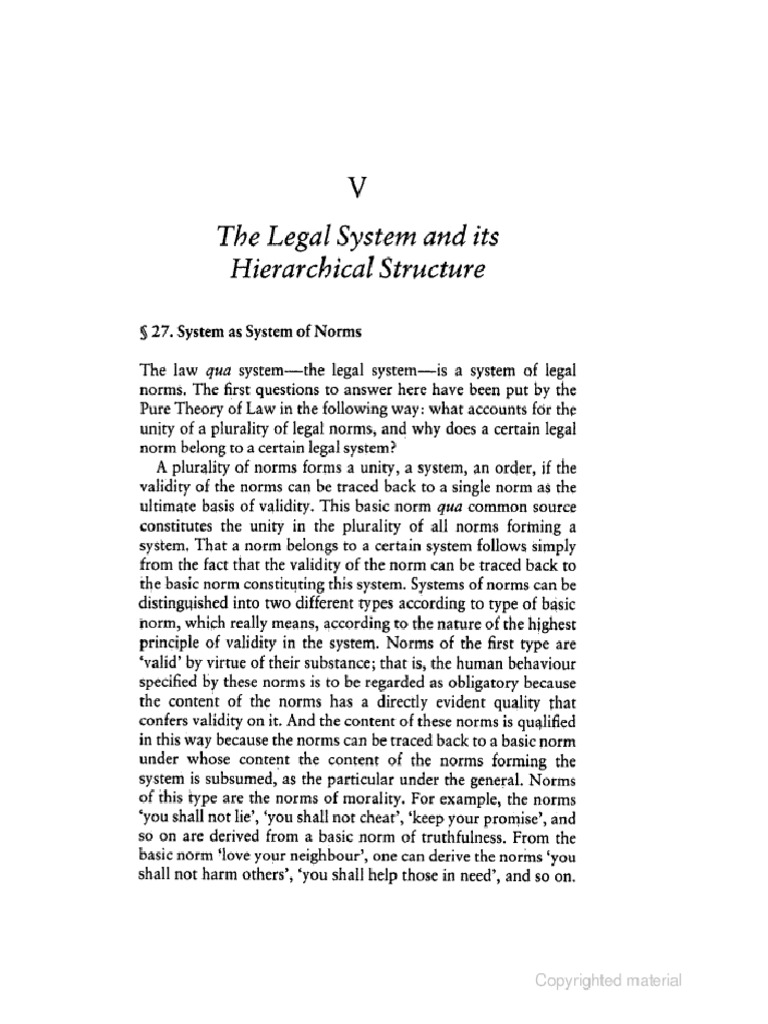 Hans Kelsen - Introduction To The Problems of Legal Theory PP 55-75 | PDF