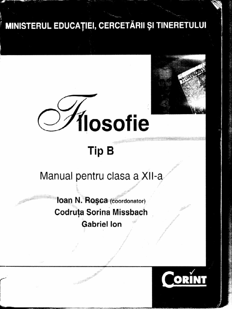 Manual de Filosofie | PDF