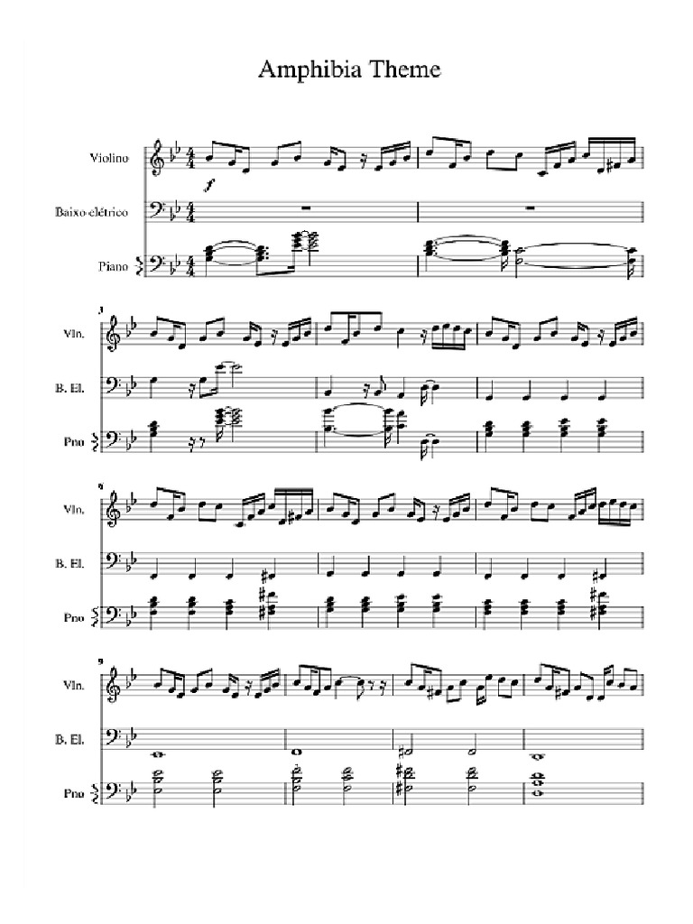 Amphibia Theme | PDF