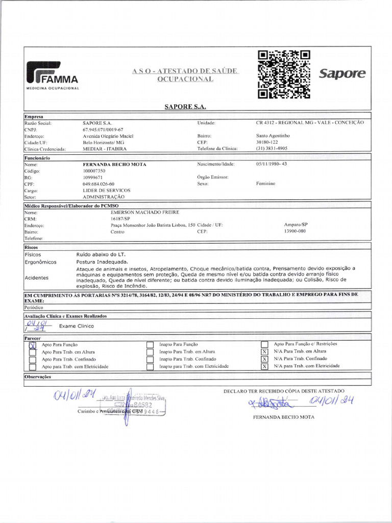 Fernanda Becho Mota - Sapore | PDF