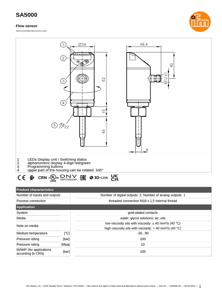 Sa5000 01 - en Us | PDF | Physical Sciences | Metrology