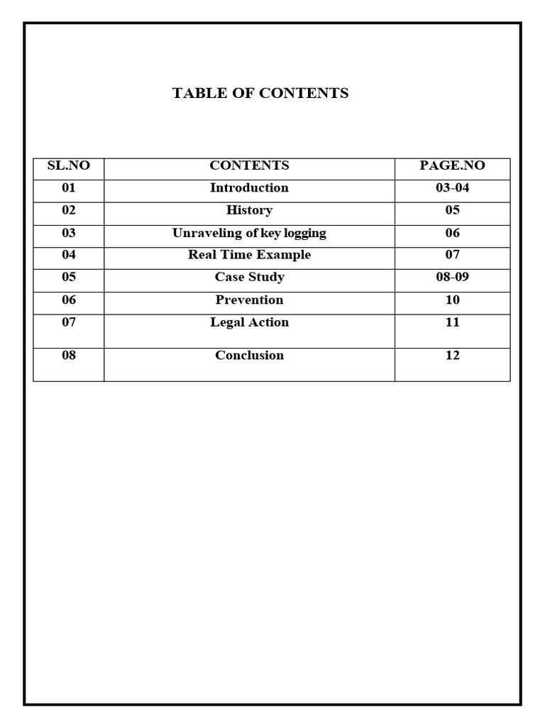 Key Logging | PDF | Security | Computer Security