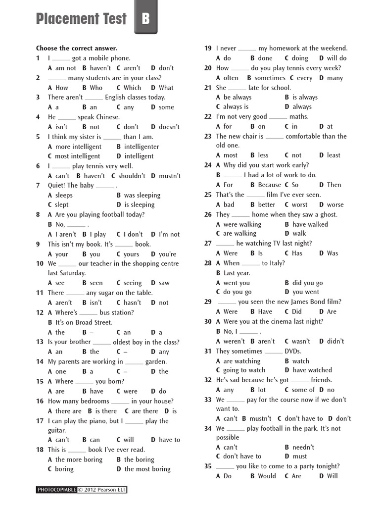 New Challenges 2 Test Book | PDF