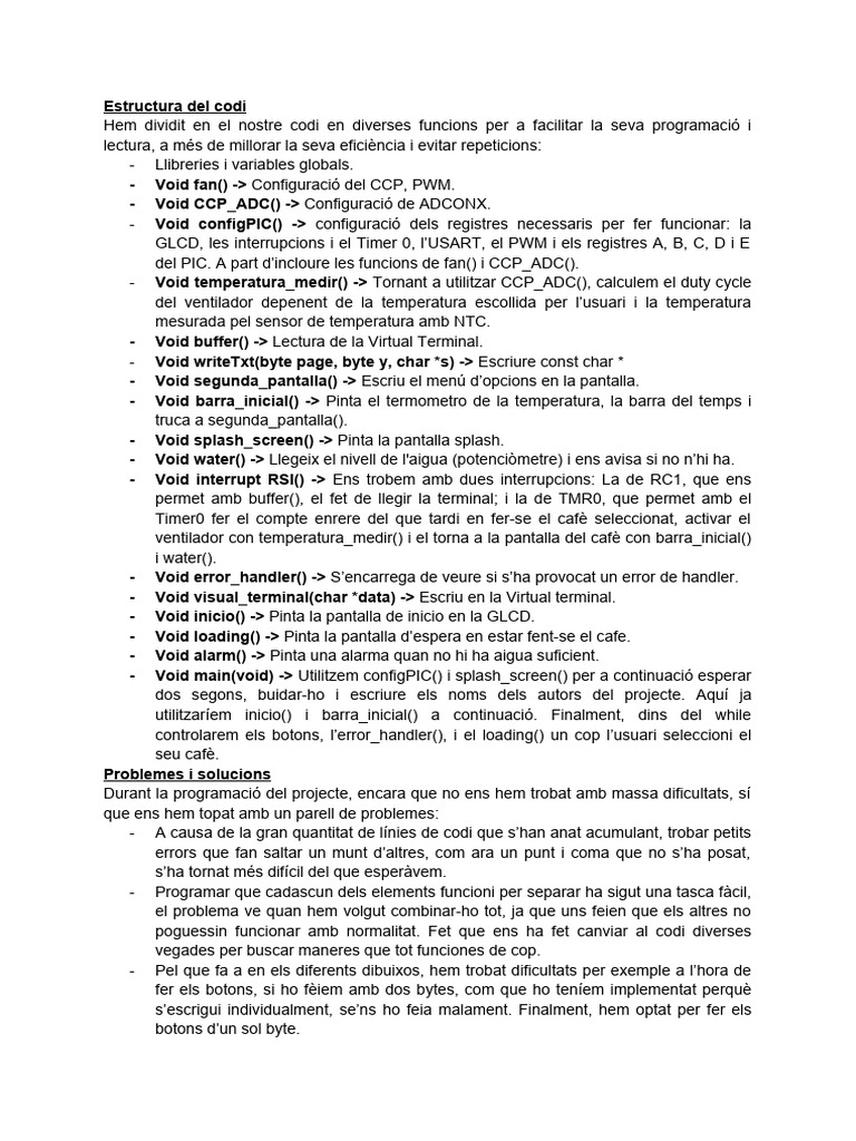 Estructura Del Codi | PDF