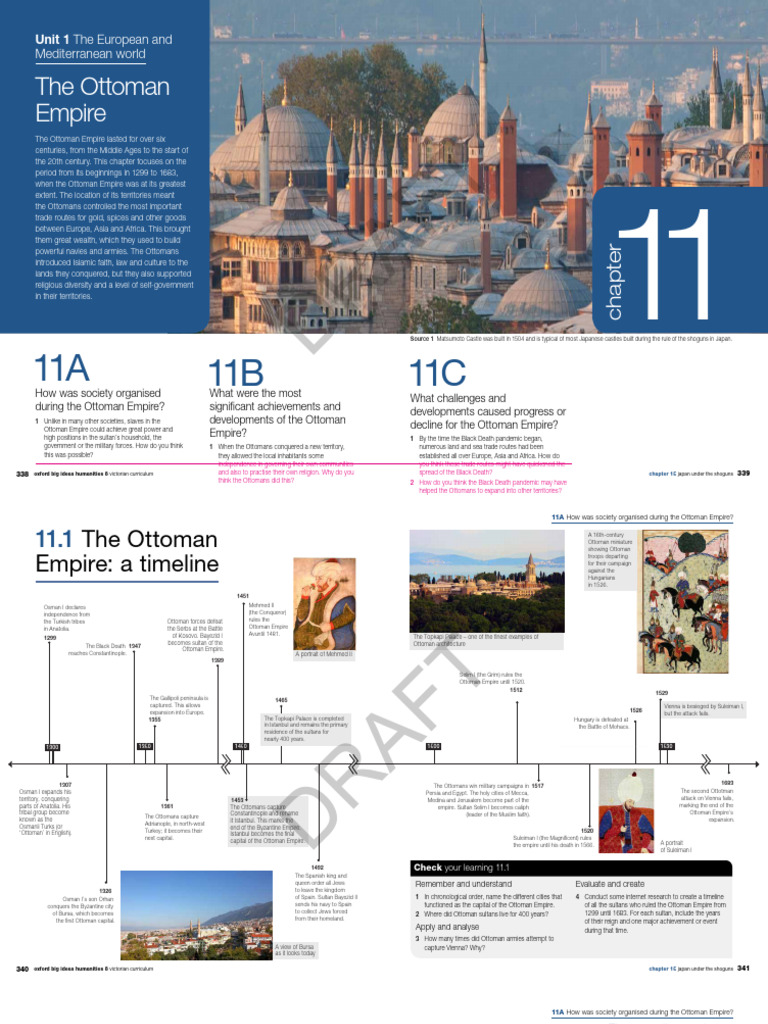 Chapter 11 15 The Ottoman Empire DRAFT | PDF | Ottoman Empire | Turkey