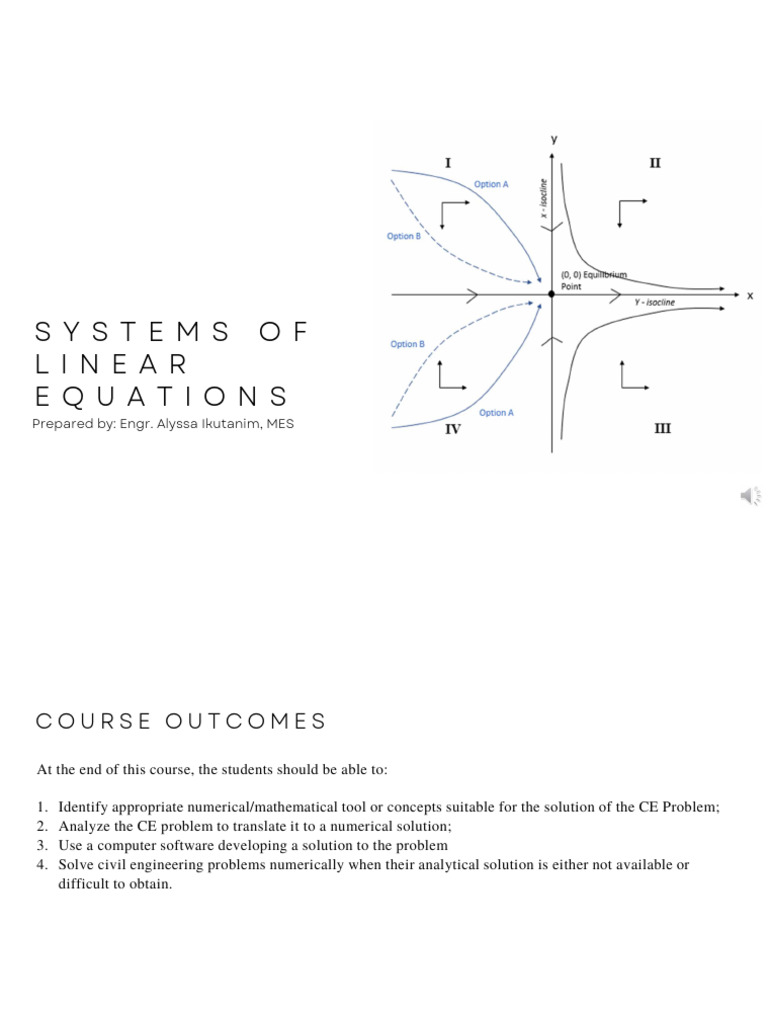 Chapter 4 Linear Equations Pt. 1 | PDF | System Of Linear Equations ...
