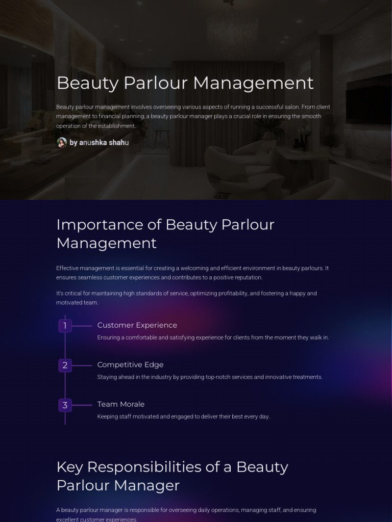 Beauty Parlour Management | PDF | Customer Relationship Management ...
