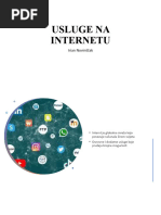 Osnovne Usluge (Servisi) Internet Mreže | PDF