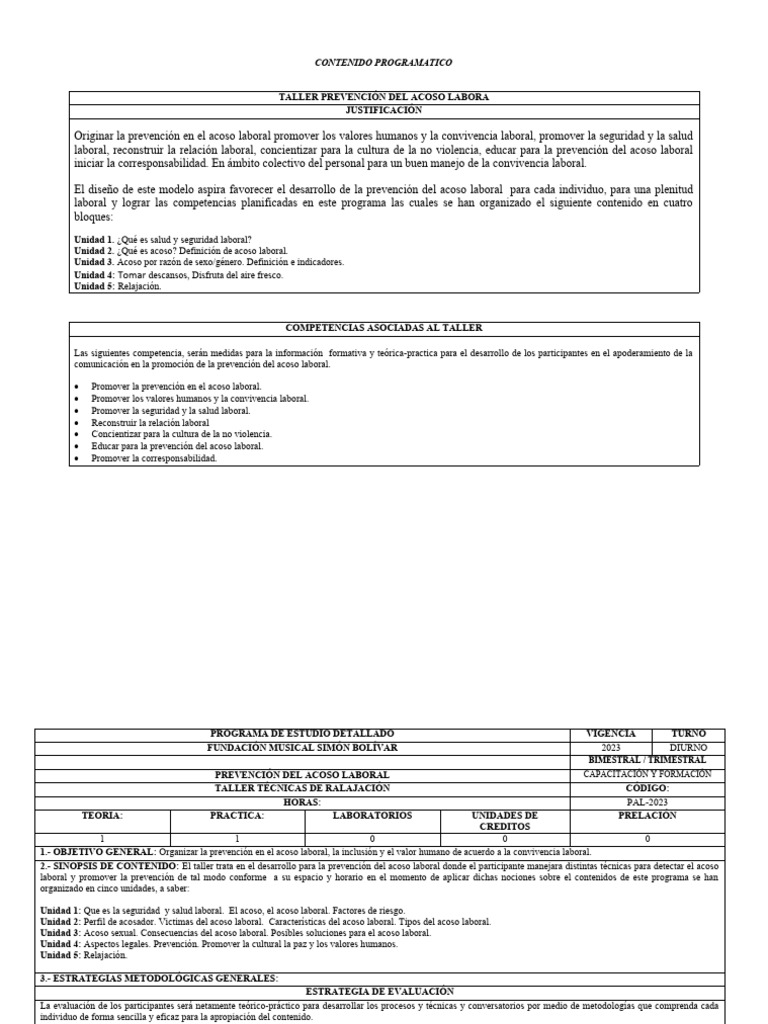 12 Contenido Programatico Taller Prevención Del Acoso Laboral 2023 5049