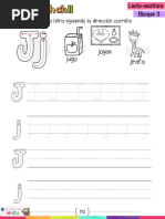 Letras J y B: Sonidos y Sílabas | PDF