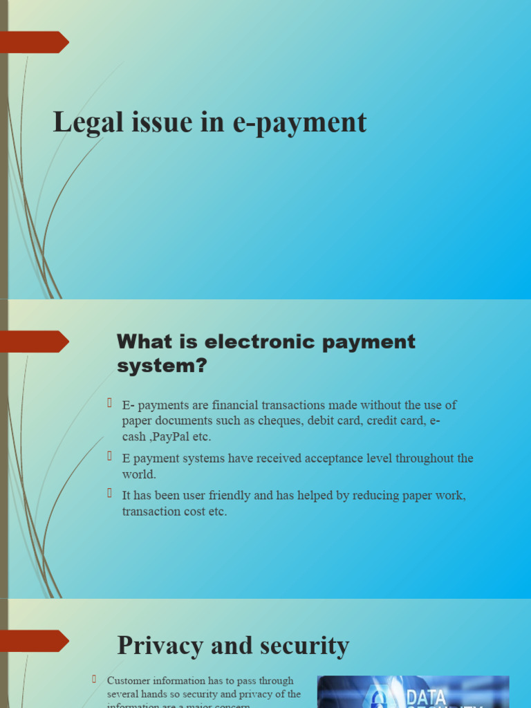 Legal Aspects of E-Payment Systems | PDF | Money Laundering | Payments