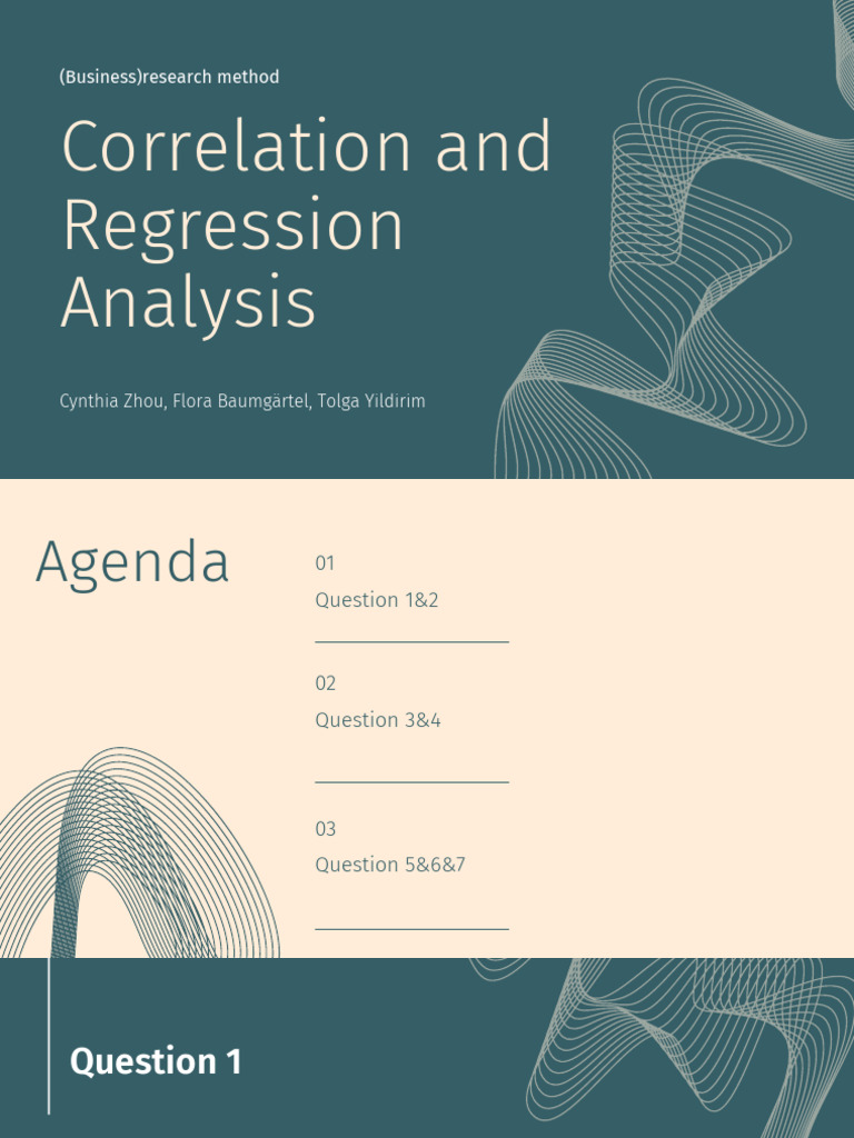 Correlation and Regression Analysis | PDF | Multicollinearity | Regression Analysis