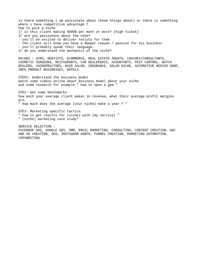 Smma Course Note Imangadzhi | PDF