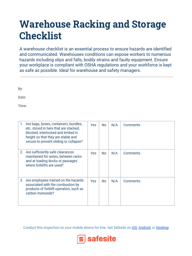 Warehouse Racking and Storage | PDF | Forklift | Warehouse