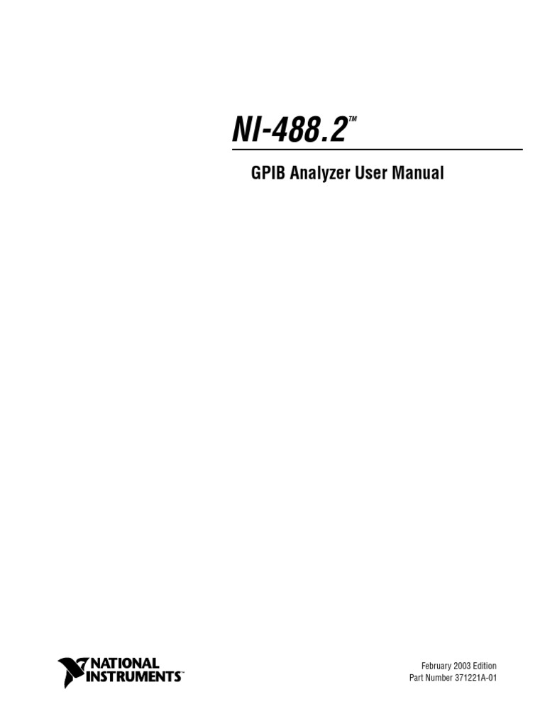 GPIB Analyzer User Manual | PDF | Window (Computing) | Computer File