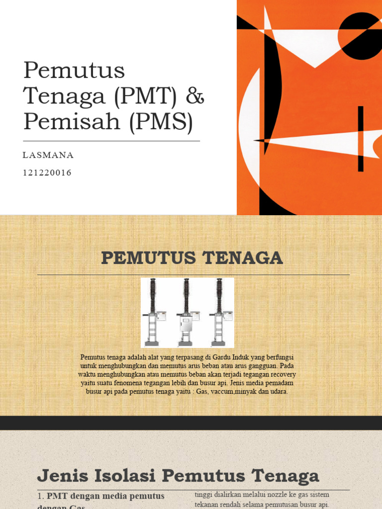 Lasmana Pemutus Tenaga (PMT) & Pemisah (PMS) | PDF